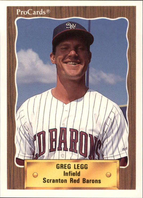 Greg Legg Baseball Price Guide | Greg Legg Trading Card Value – Beckett