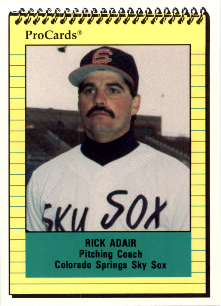 Rick Adair Baseball Price Guide | Rick Adair Trading Card Value – Beckett