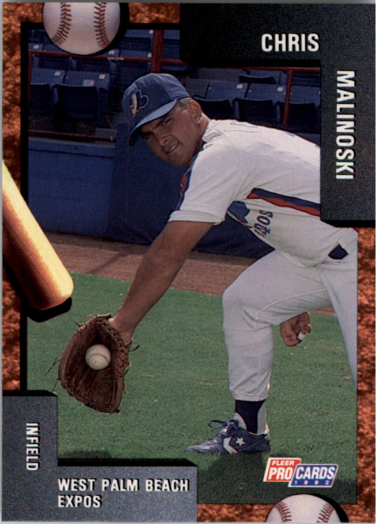 Chris Malinoski Baseball Price Guide | Chris Malinoski Trading Card ...