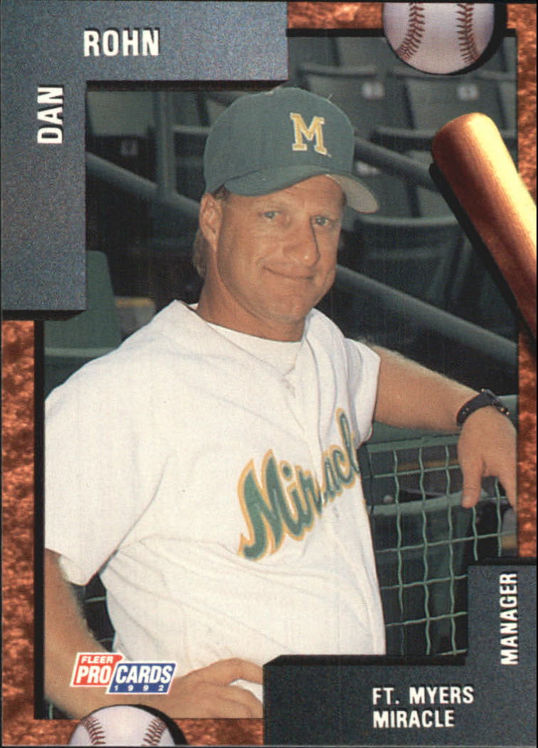 Dan Rohn Baseball Price Guide | Dan Rohn Trading Card Value – Beckett