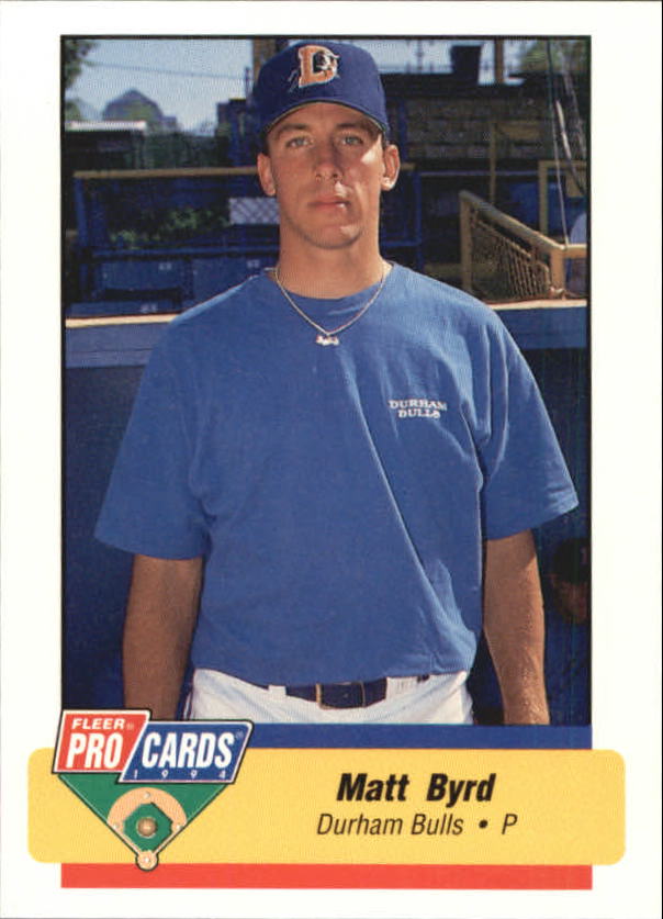 Buy Matt Byrd Cards Online | Matt Byrd Baseball Price Guide - Beckett