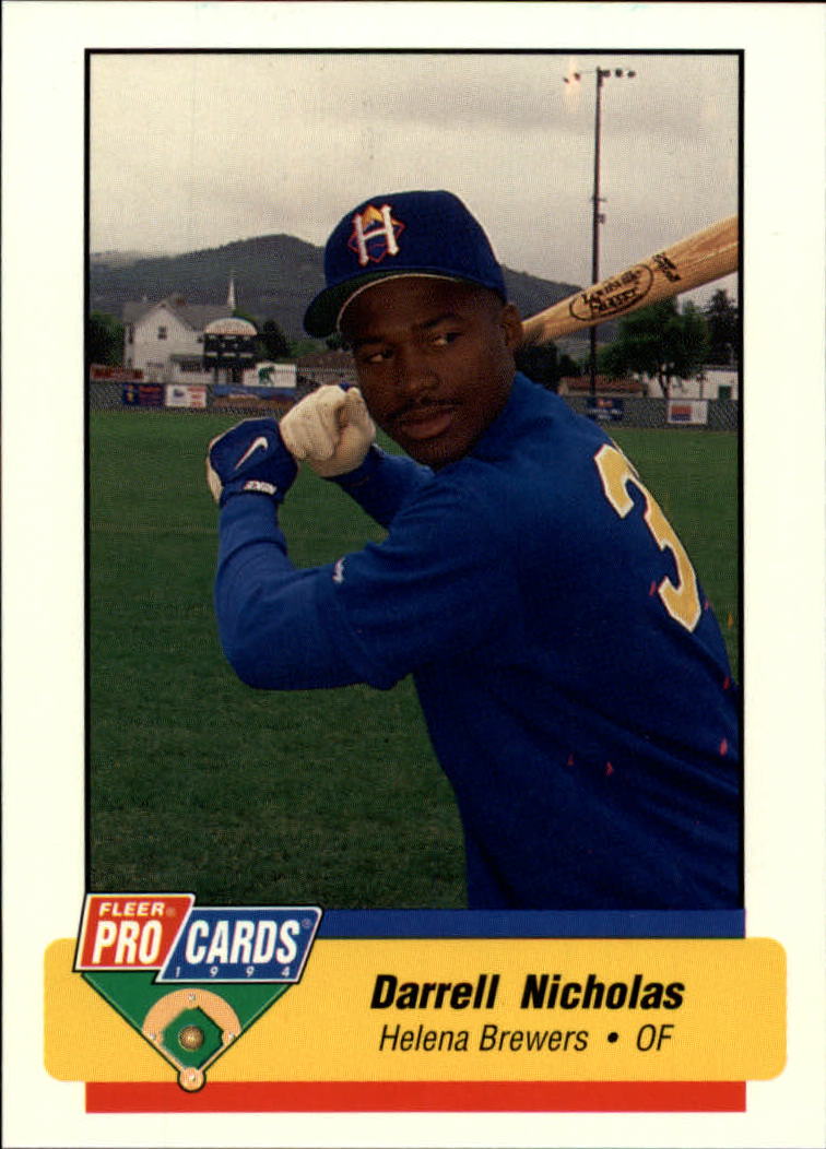 Darrell Nicholas Baseball Price Guide | Darrell Nicholas Trading Card ...