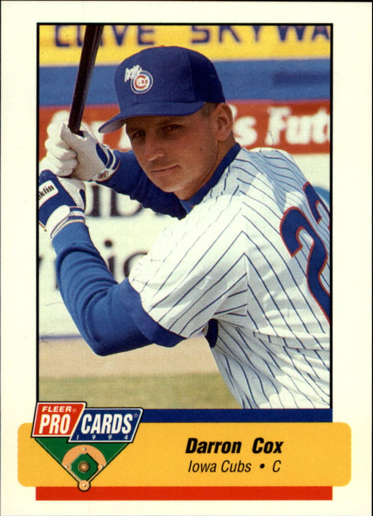 Darron Cox Baseball Price Guide | Darron Cox Trading Card Value – Beckett