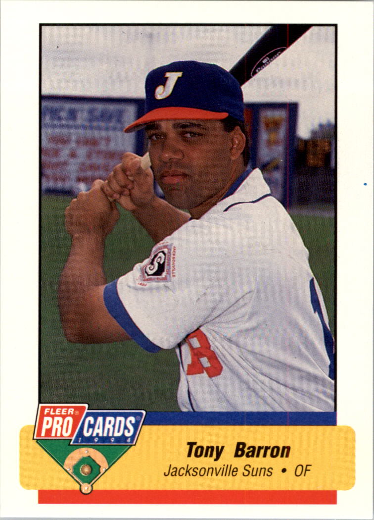 Tony Barron Baseball Price Guide | Tony Barron Trading Card Value – Beckett
