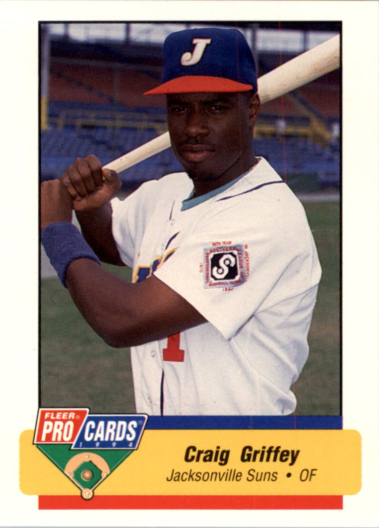 Craig Griffey Baseball Price Guide | Craig Griffey Trading Card Value ...