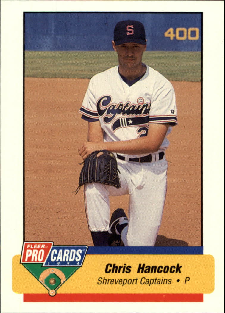 Chris Hancock Baseball Price Guide | Chris Hancock Trading Card Value ...