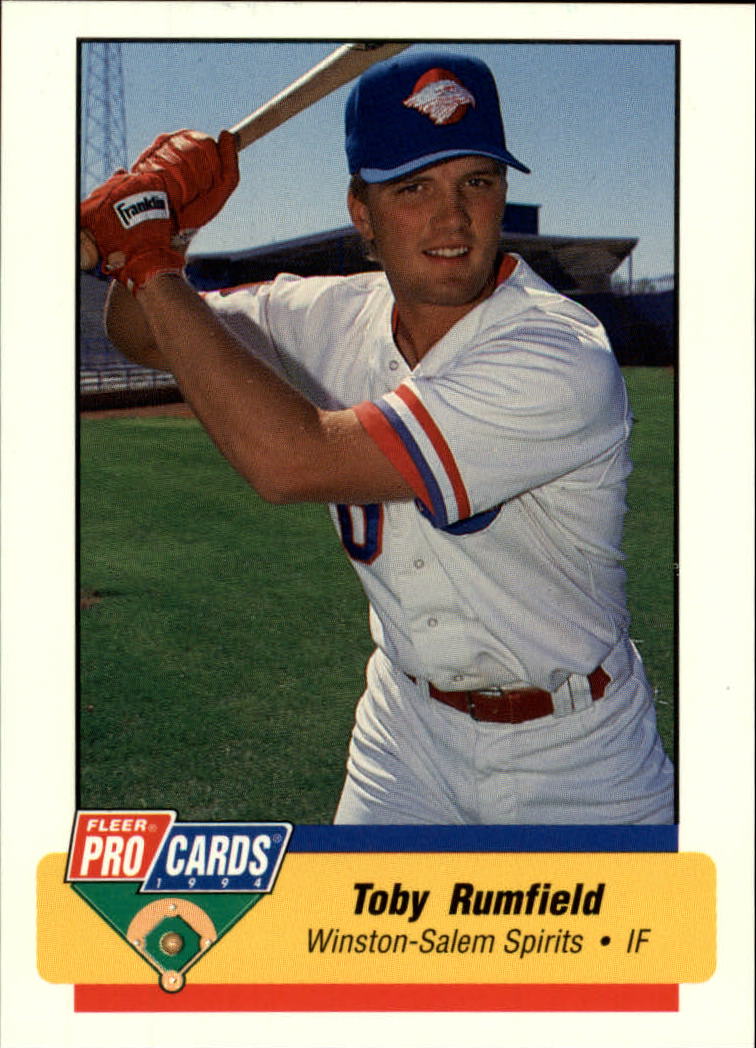 Toby Rumfield Baseball Price Guide | Toby Rumfield Trading Card Value ...