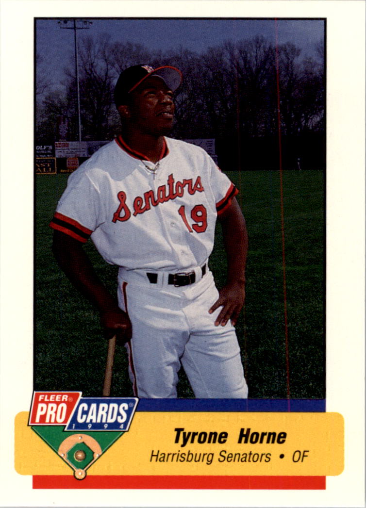 Tyrone Horne Baseball Price Guide | Tyrone Horne Trading Card Value ...