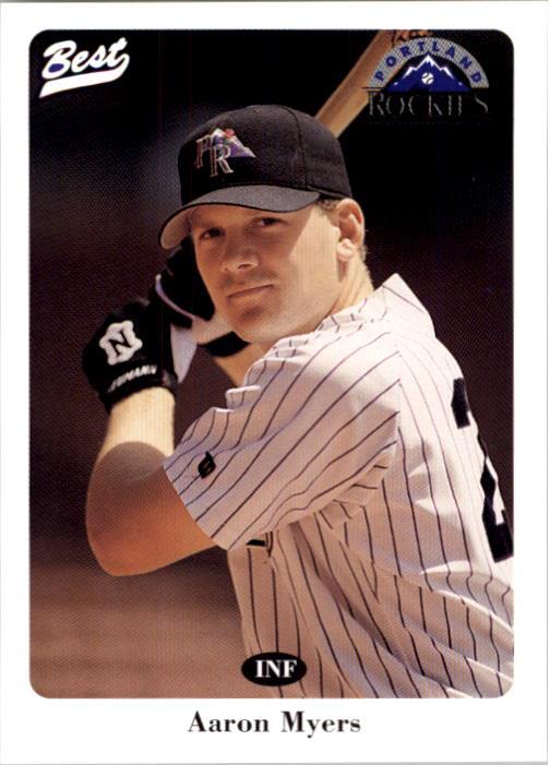 Aaron Myers Baseball Price Guide | Aaron Myers Trading Card Value – Beckett