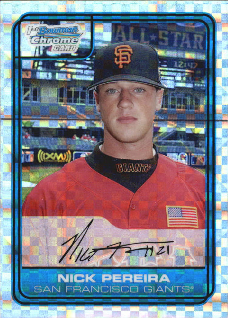 Nick Pereira Baseball Price Guide | Nick Pereira Trading Card Value ...