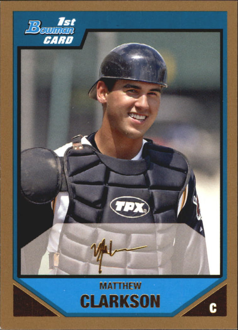 Matthew Clarkson Baseball Price Guide | Matthew Clarkson Trading Card ...