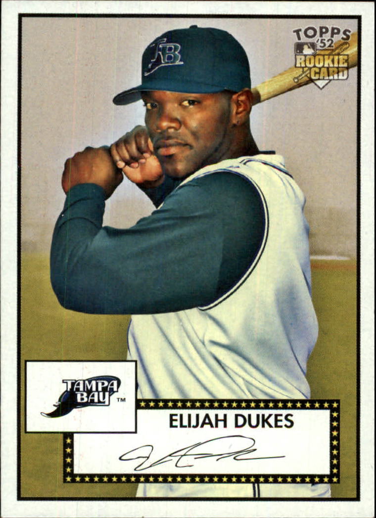 Elijah Dukes Baseball Price Guide | Elijah Dukes Trading Card Value ...