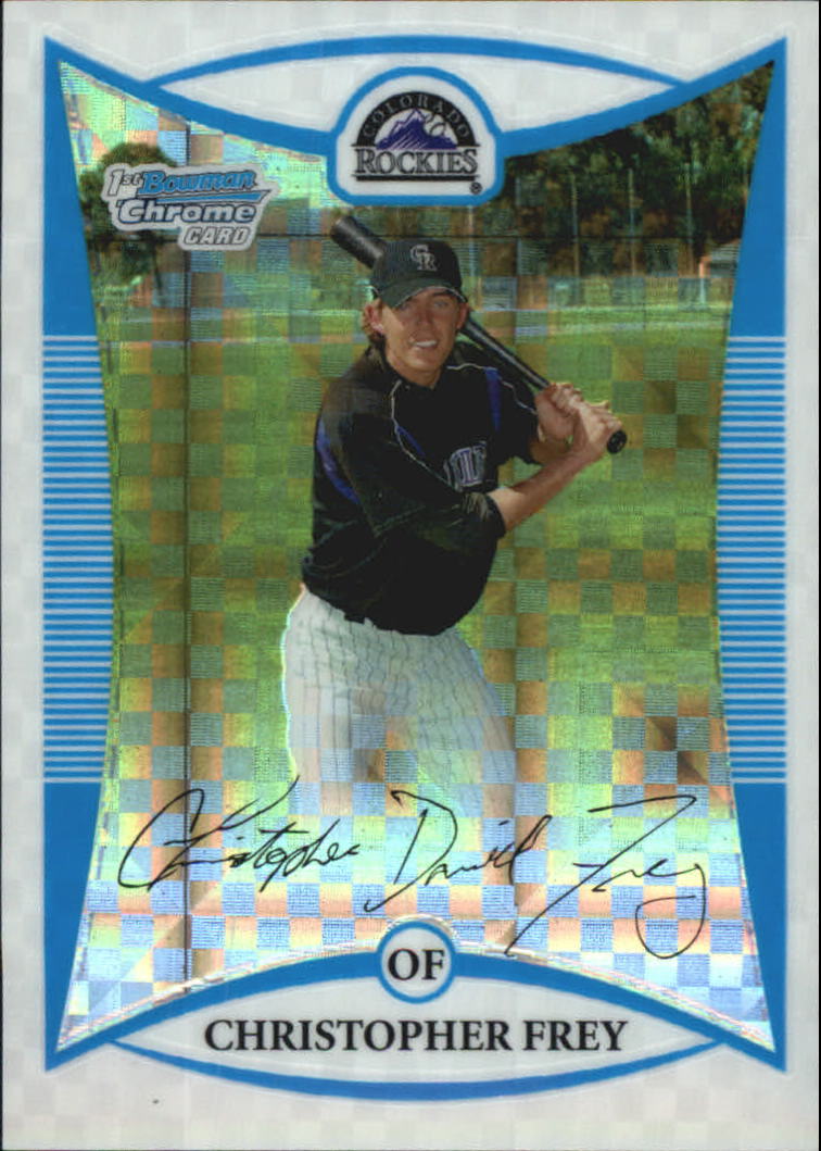 Chris Frey Baseball Price Guide | Chris Frey Trading Card Value – Beckett