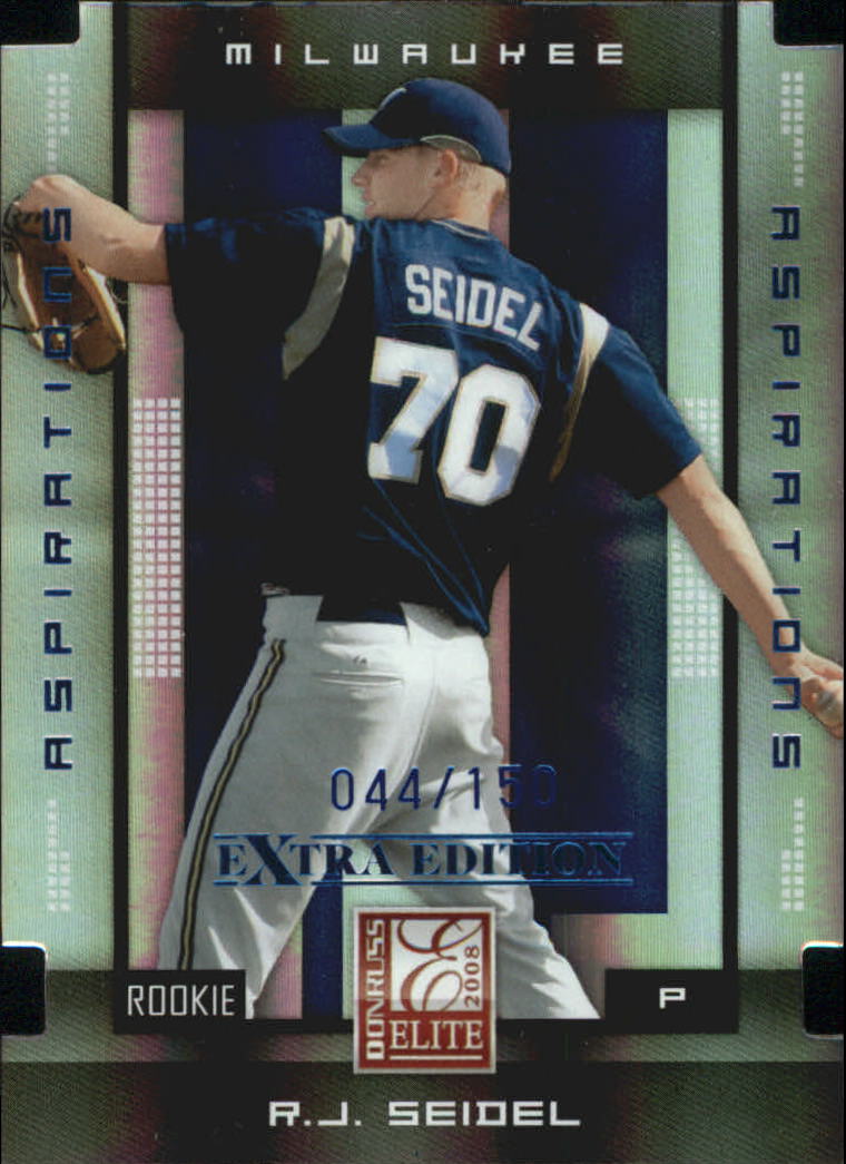 R.J. Seidel Baseball Price Guide | R.J. Seidel Trading Card Value – Beckett