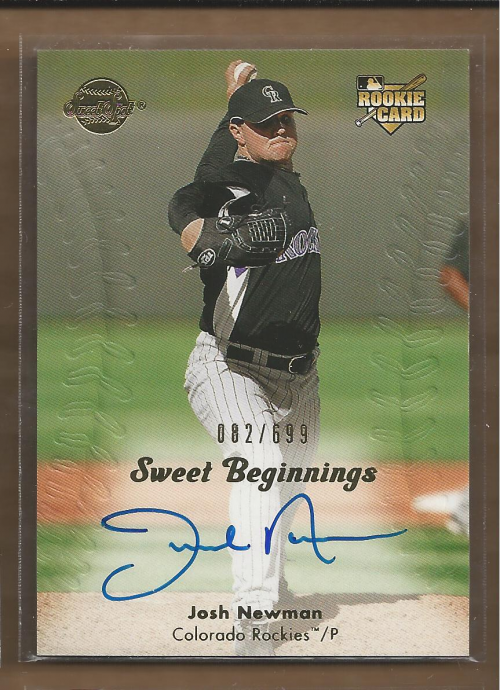 Josh Newman Baseball Price Guide | Josh Newman Trading Card Value – Beckett