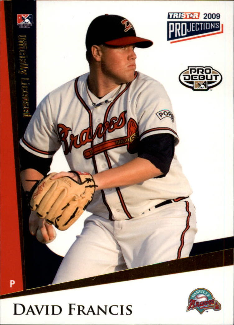 David Francis Baseball Price Guide | David Francis Trading Card Value ...