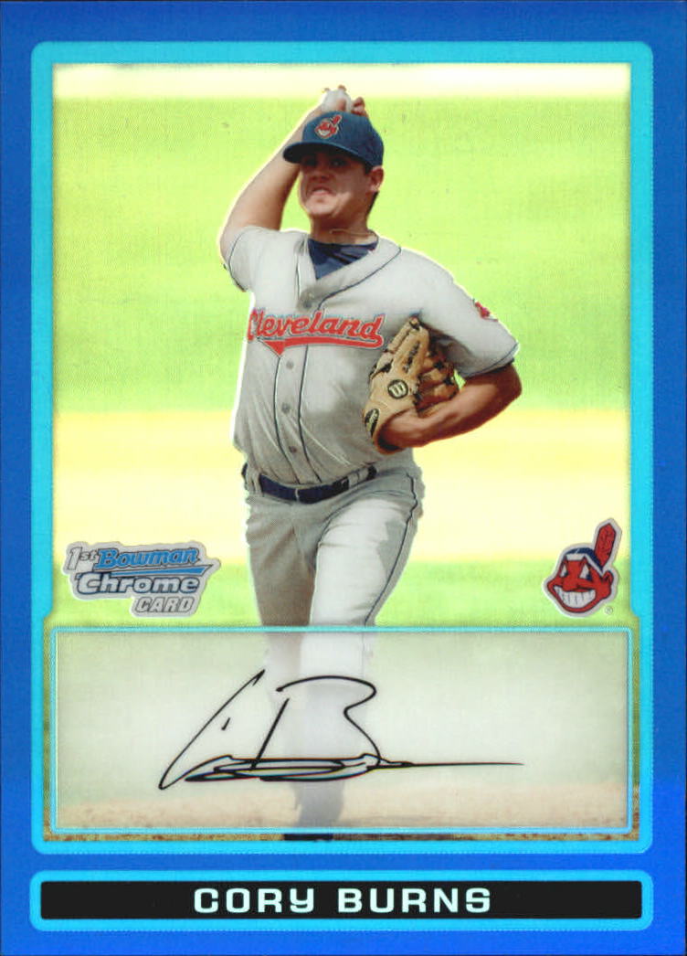 Cory Burns Baseball Price Guide | Cory Burns Trading Card Value – Beckett