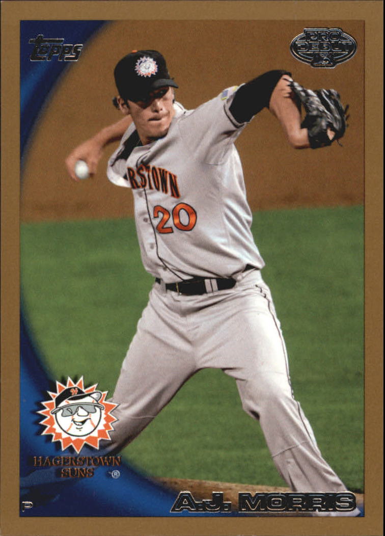 A.J. Morris Baseball Price Guide | A.J. Morris Trading Card Value – Beckett