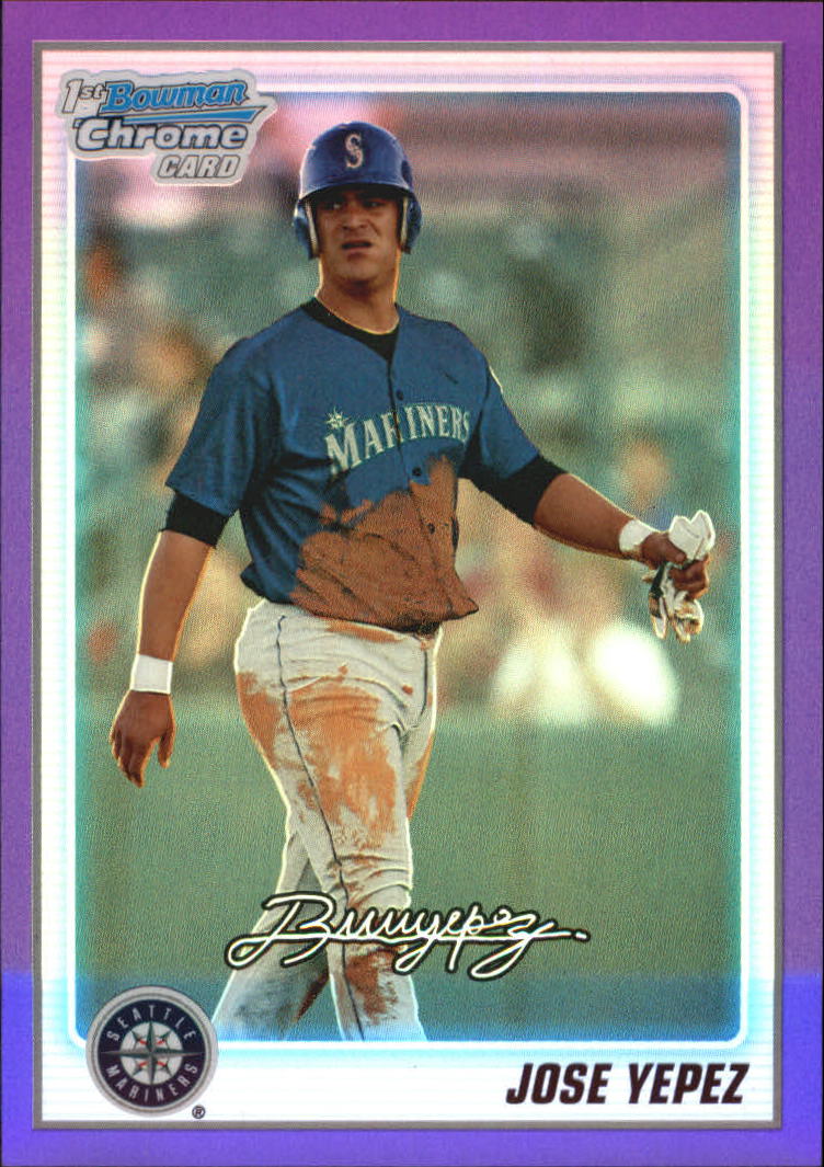 Jose Yepez Baseball Price Guide | Jose Yepez Trading Card Value – Beckett