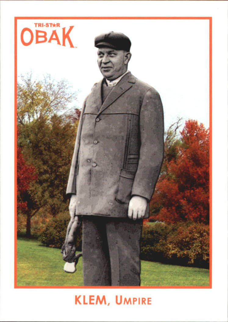 Bill Klem Baseball Price Guide | Bill Klem Trading Card Value – Beckett