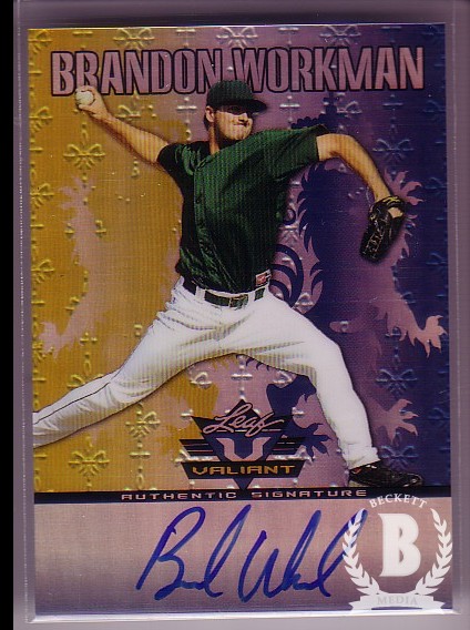Brandon Workman Baseball Price Guide | Brandon Workman Trading Card ...