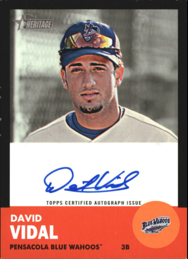 David Vidal Baseball Price Guide | David Vidal Trading Card Value – Beckett