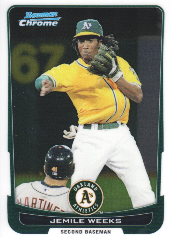 Jemile Weeks Baseball Price Guide | Jemile Weeks Trading Card Value ...