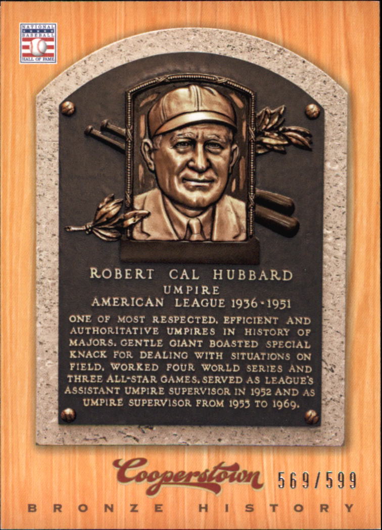 Buy Cal Hubbard Cards Online | Cal Hubbard Baseball Price Guide - Beckett
