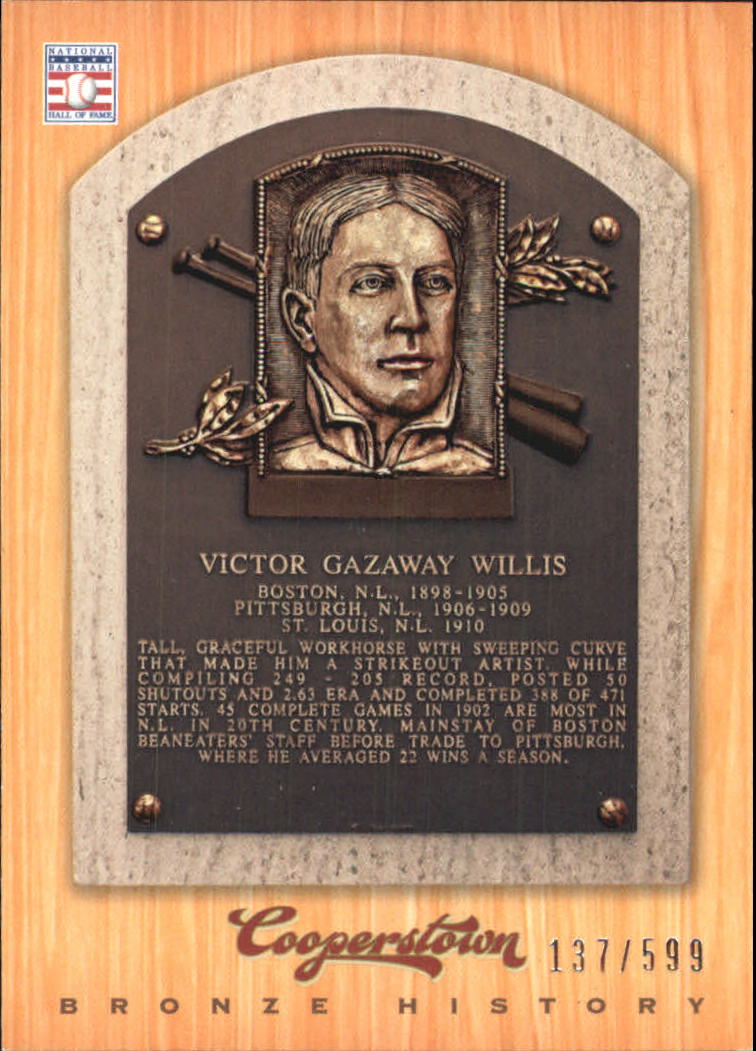 Buy Vic Willis Cards Online | Vic Willis Baseball Price Guide - Beckett