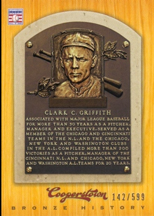 Clark C. Griffith Baseball Price Guide | Clark C. Griffith Trading Card ...