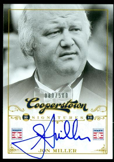 Jon Miller Baseball Price Guide | Jon Miller Trading Card Value – Beckett