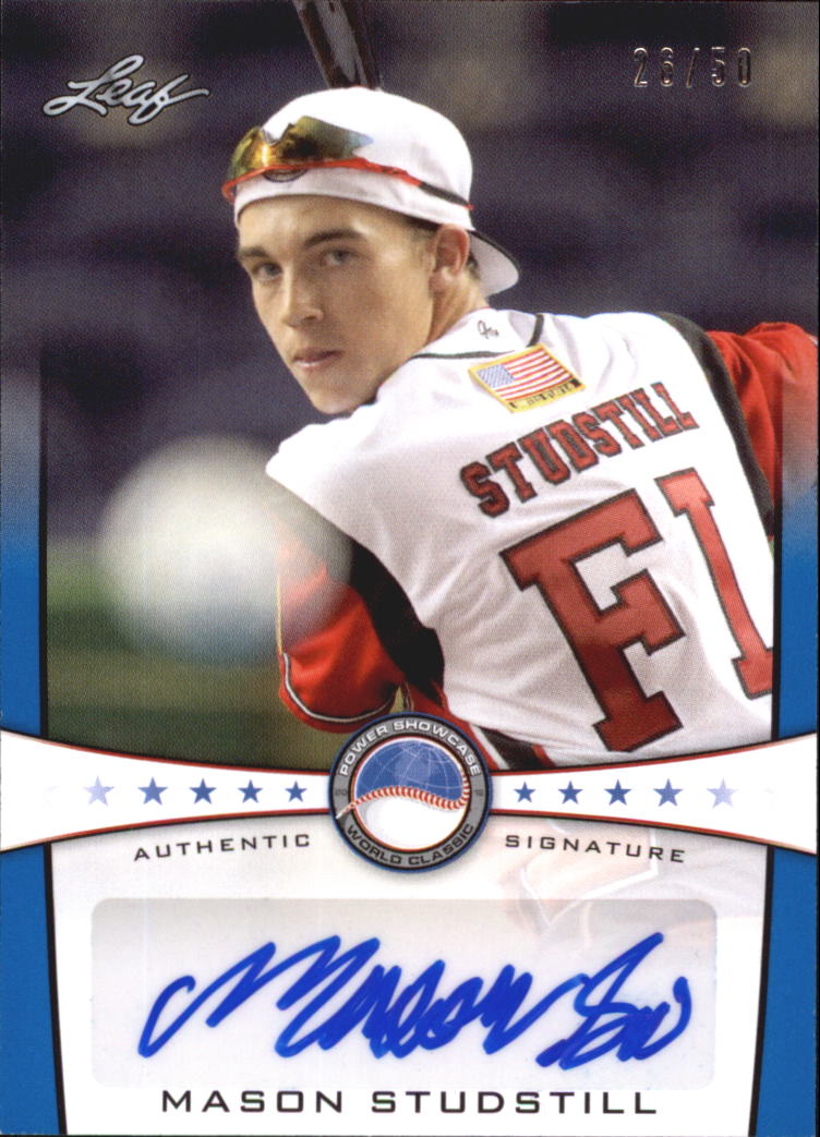 Mason Studstill Baseball Price Guide | Mason Studstill Trading Card ...
