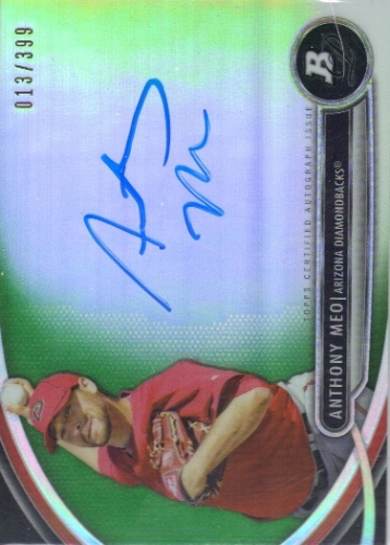 Anthony Meo Baseball Price Guide | Anthony Meo Trading Card Value – Beckett