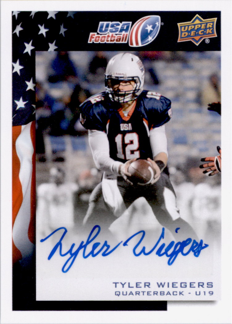 Tyler Wiegers Football Price Guide | Tyler Wiegers Trading Card Value ...