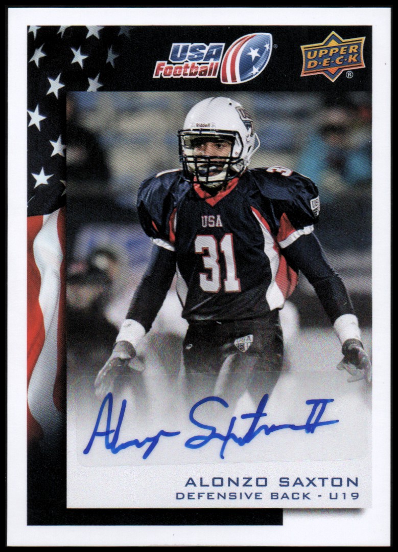 Alonzo Saxton Football Price Guide | Alonzo Saxton Trading Card Value ...