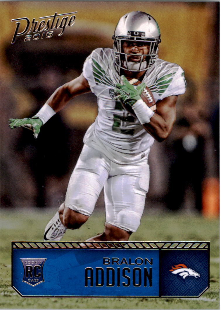Bralon Addison Football Price Guide | Bralon Addison Trading Card Value ...