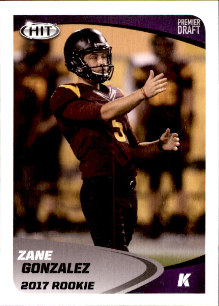Buy Zane Gonzalez Cards Online | Zane Gonzalez Football Price Guide ...