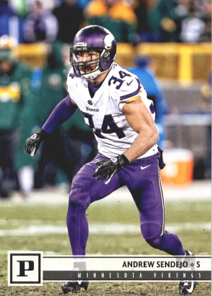 Andrew Sendejo Football Price Guide | Andrew Sendejo Trading Card Value ...