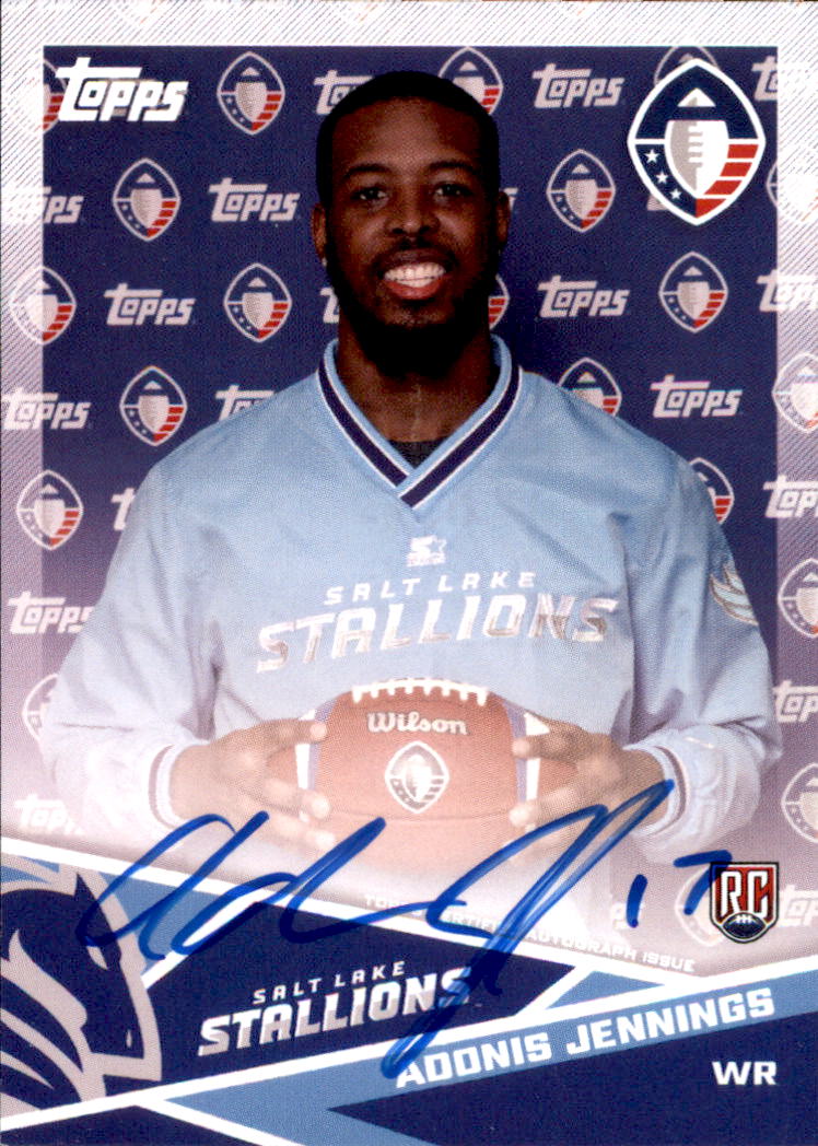 Adonis Jennings Football Price Guide | Adonis Jennings Trading Card ...