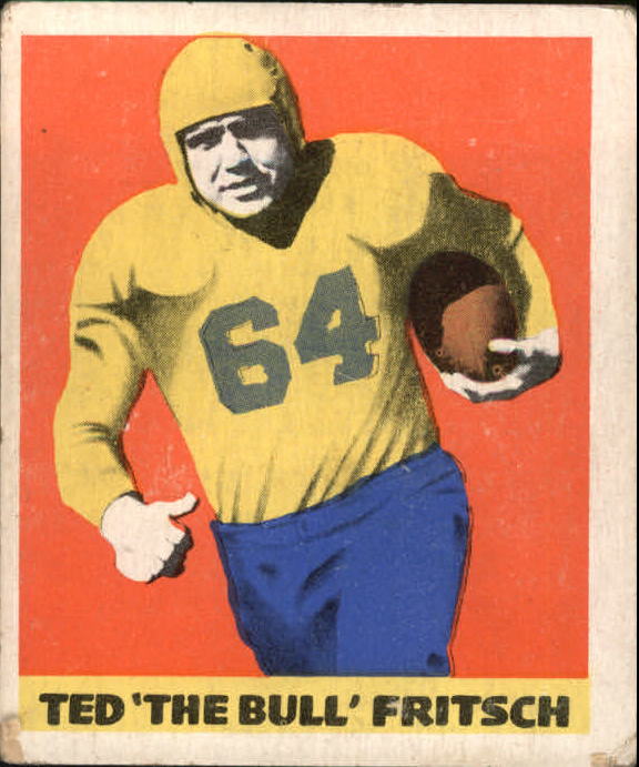 Ted Fritsch Sr. Football Price Guide | Ted Fritsch Sr. Trading Card ...