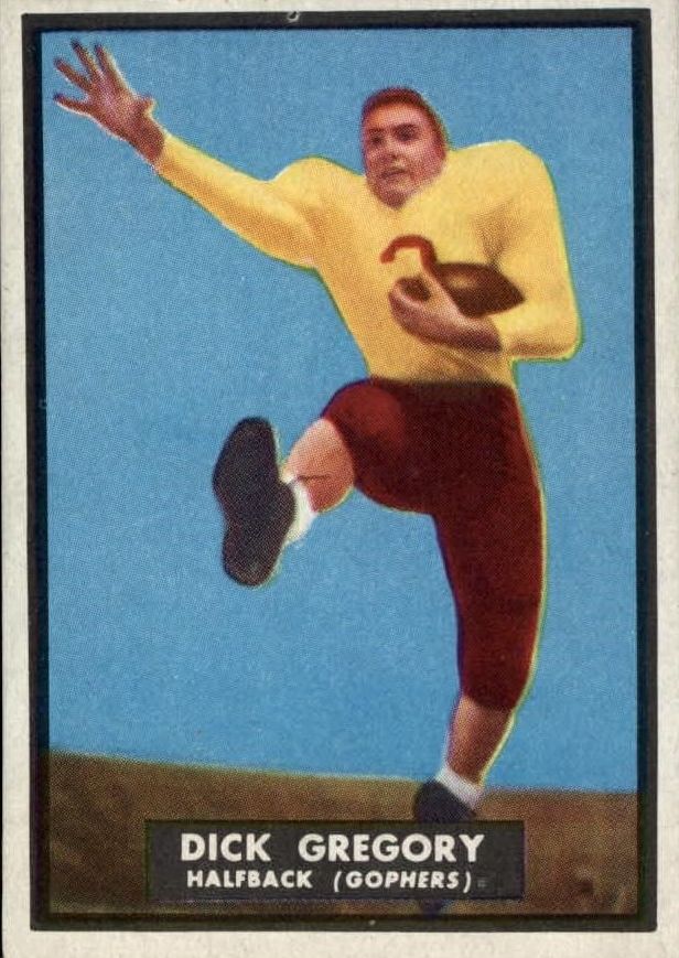 Dick Gregory Football Price Guide | Dick Gregory Trading Card Value ...