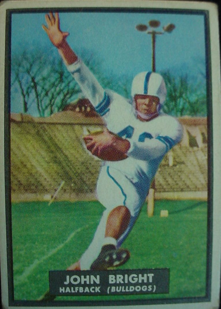 Johnny Bright Football Price Guide | Johnny Bright Trading Card Value ...