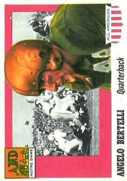 Angelo Bertelli Football Price Guide | Angelo Bertelli Trading Card ...
