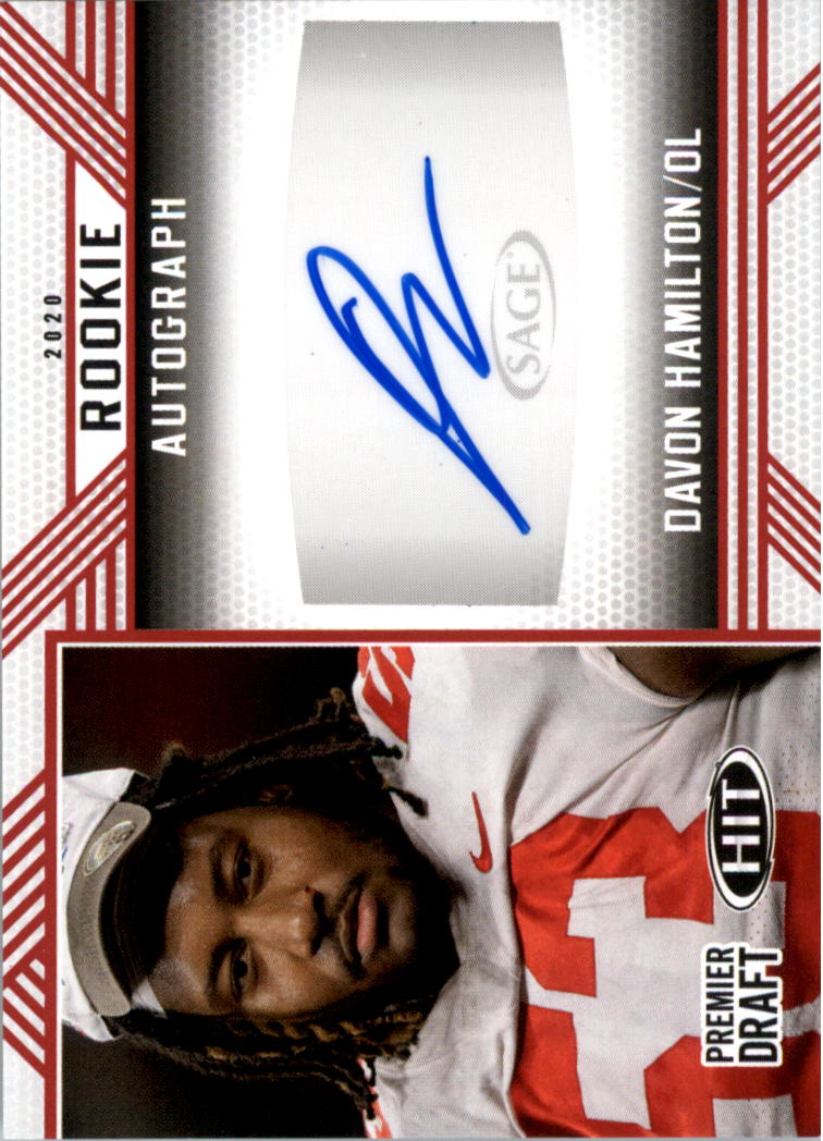 Davon Hamilton Football Price Guide | Davon Hamilton Trading Card Value ...