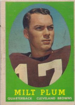 Milt Plum Football Price Guide | Milt Plum Trading Card Value – Beckett