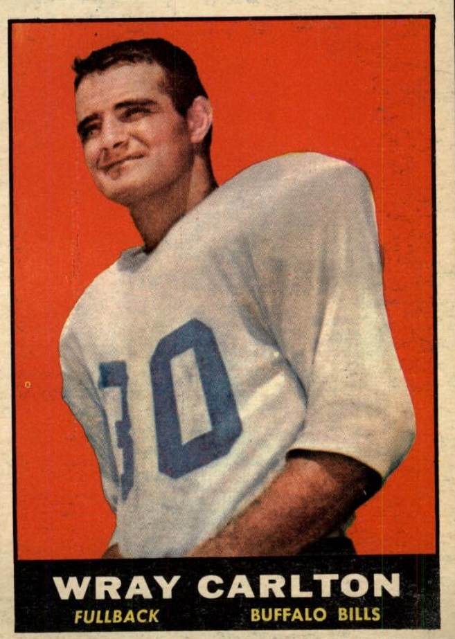 Wray Carlton Football Price Guide | Wray Carlton Trading Card Value ...