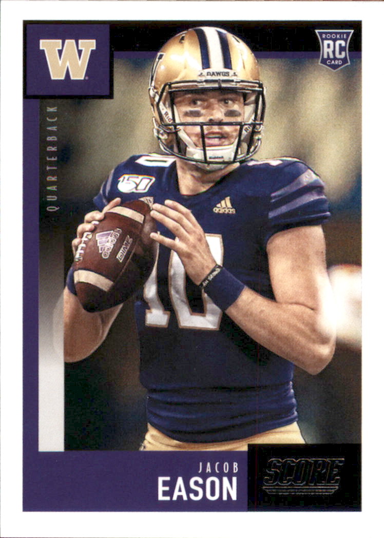 Jacob Eason Football Price Guide | Jacob Eason Trading Card Value – Beckett