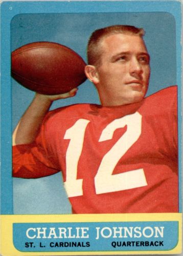 Charley QB Johnson Football Price Guide | Charley QB Johnson Trading ...