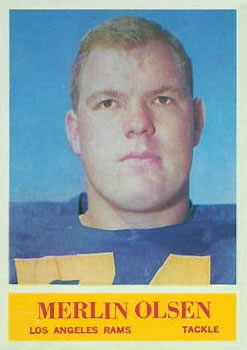 Merlin Olsen Football Price Guide | Merlin Olsen Trading Card Value ...