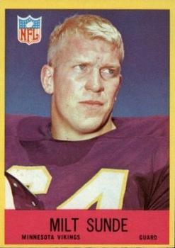 Milt Sunde Football Price Guide | Milt Sunde Trading Card Value – Beckett